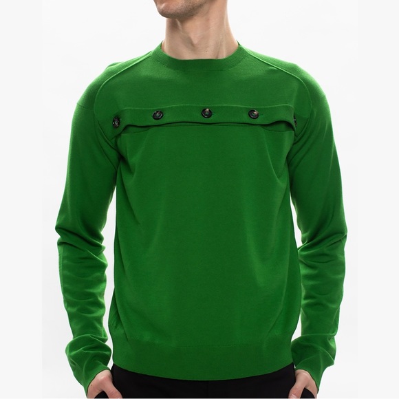 Bottega Veneta | Sweaters | Bottega Veneta Green Cut Out Sweater | Poshmark